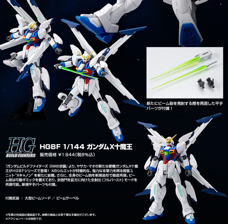 P-Bandai: HGBF 1/144 Gundam X Jumaoh [REISSUE] - Release Info