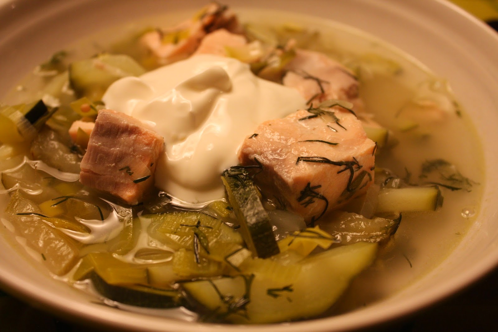 MALLASPULLA: Slaavilainen lohikeitto