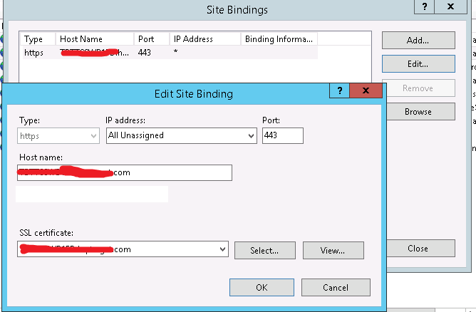 Server Name Indication (SNI) in Win 2012 Server / IIS 8.0