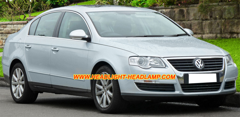 Headlight Headlamp Parts: 2004-2010 Volkswagen Passat B6 Headlight Lens ...