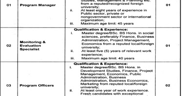 Program Manager - Monitoring Specialist - Program Officers : Government ...