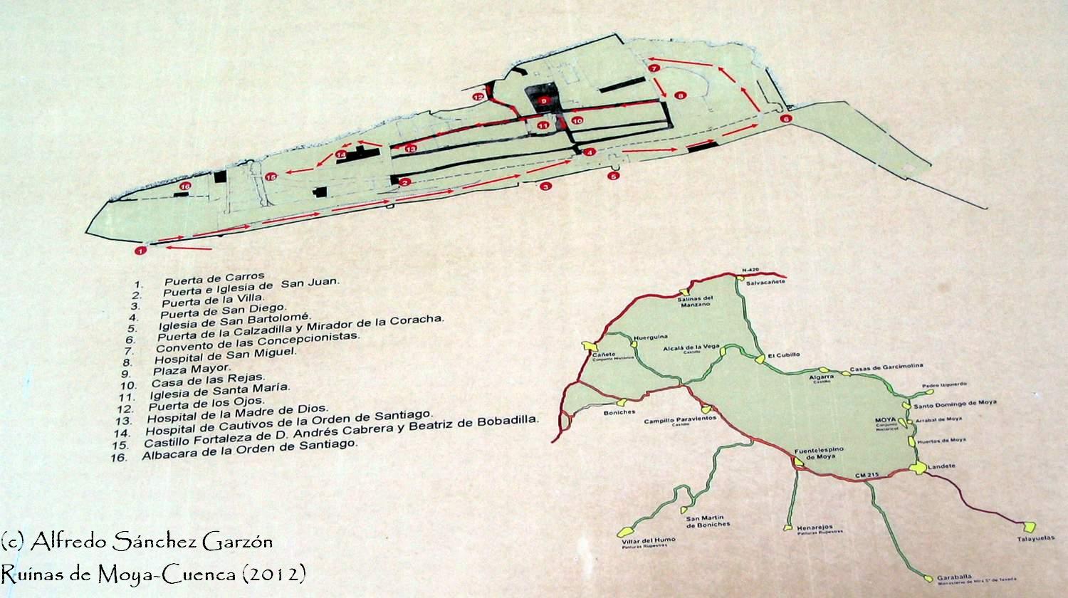 DESDE EL RINCÓN DE ADEMUZ: VISITA GUIADA A LAS RUINAS DE MOYA (CUENCA) [I].
