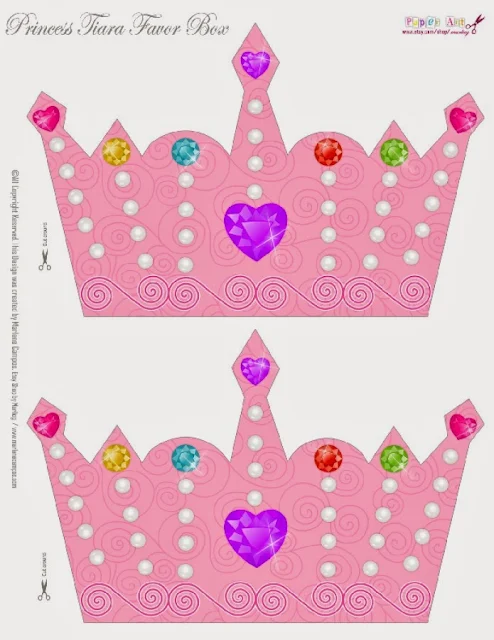 So Cute Free Printable Crown Box. - Oh My Fiesta! in english
