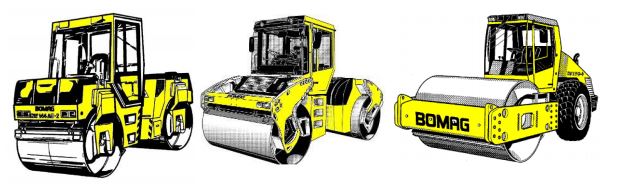 Mengenal dan belajar alat berat komatsu: Mengenal Bomag ( Kompaktor )