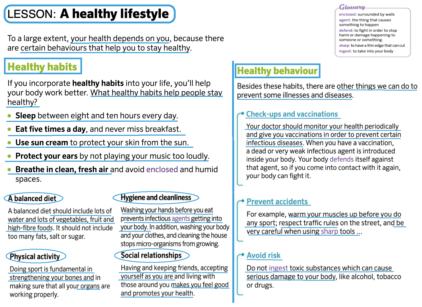 Blog de 6º de Primaria: NATURAL SCIENCE - UNIT: HEALTH, IT'S GOOD FOR ...