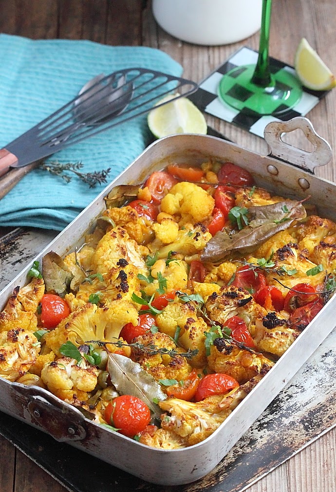 Chou-fleur rôti au four