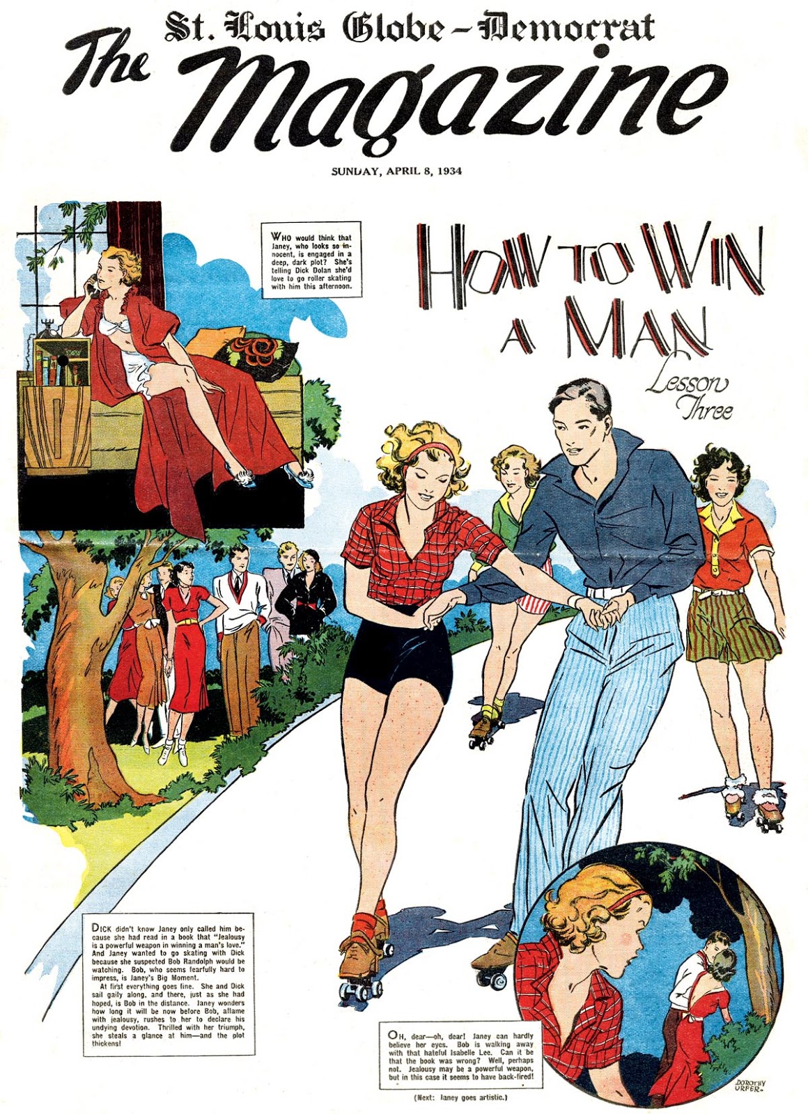 Stripper's Guide: Magazine Cover Comics: How To Win a Man