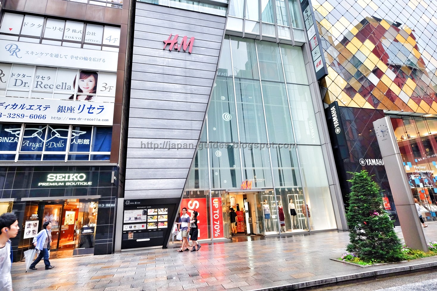 แผนที่ช้อปปิ้งย่านกินซ่า - Ginza Shopping Map