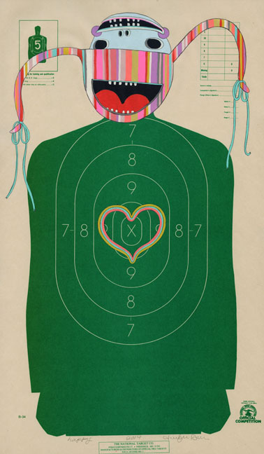 Jennifer Davis Art: Custom Hand-Painted Paper Shooting Targets