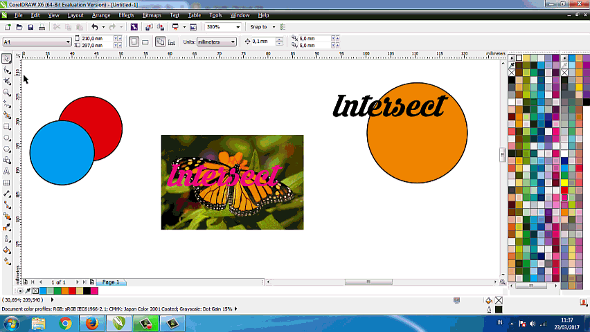 Belajar CorelDRAW X6: Memahami Teknik Shaping di CorelDRAW | Tukang ...