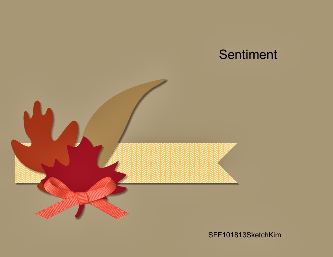 Sketch Frenzy Friday - Wonderfall - Creations in Paper