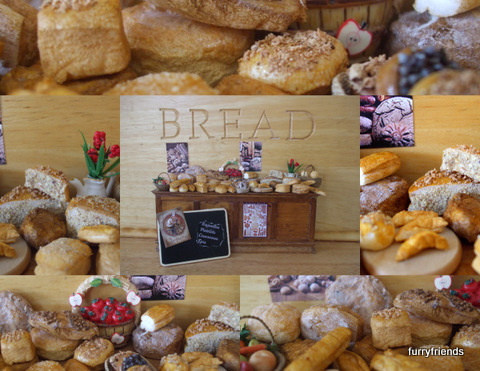 Marianne's Miniverse: My Fimo free bread.