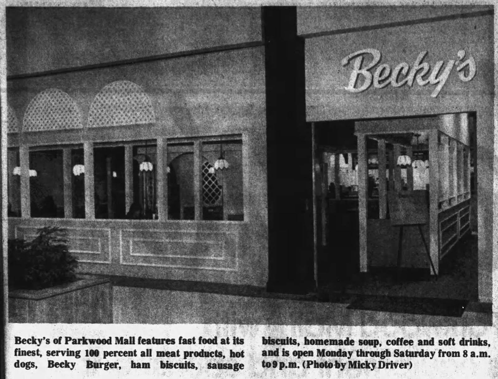 Sky City: Retail History: Parkwood Mall/Wilson Mall: Wilson, NC