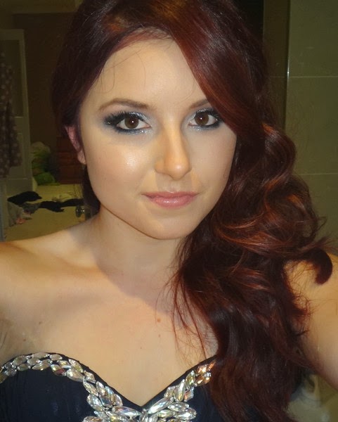 Glammed Up | Royal Blue & Silver Ball Makeup - fashion