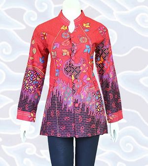 15 Model Baju Batik Formal Wanita Modern Terbaru 2019 | Model Baju ...
