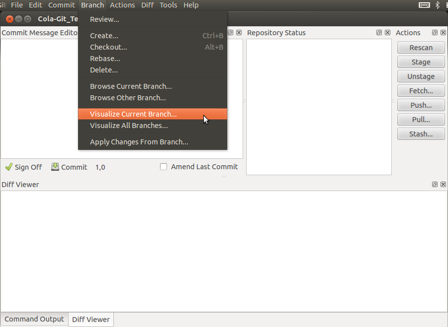 圖解 Git 版本控制: Cola Git GUI (1)