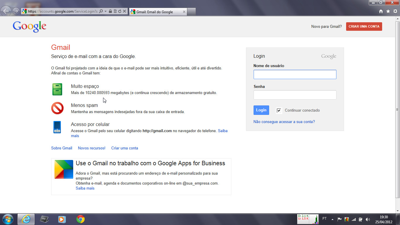 Gmail agora oferece 10 GB gratuitos de armazenamento » Rk Blog