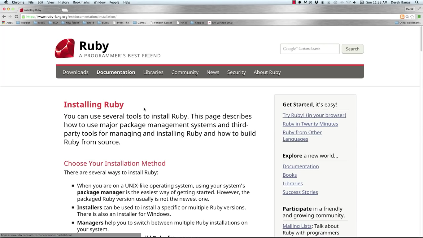 Ruby Programming Language Tutorials Ruby Programming Language