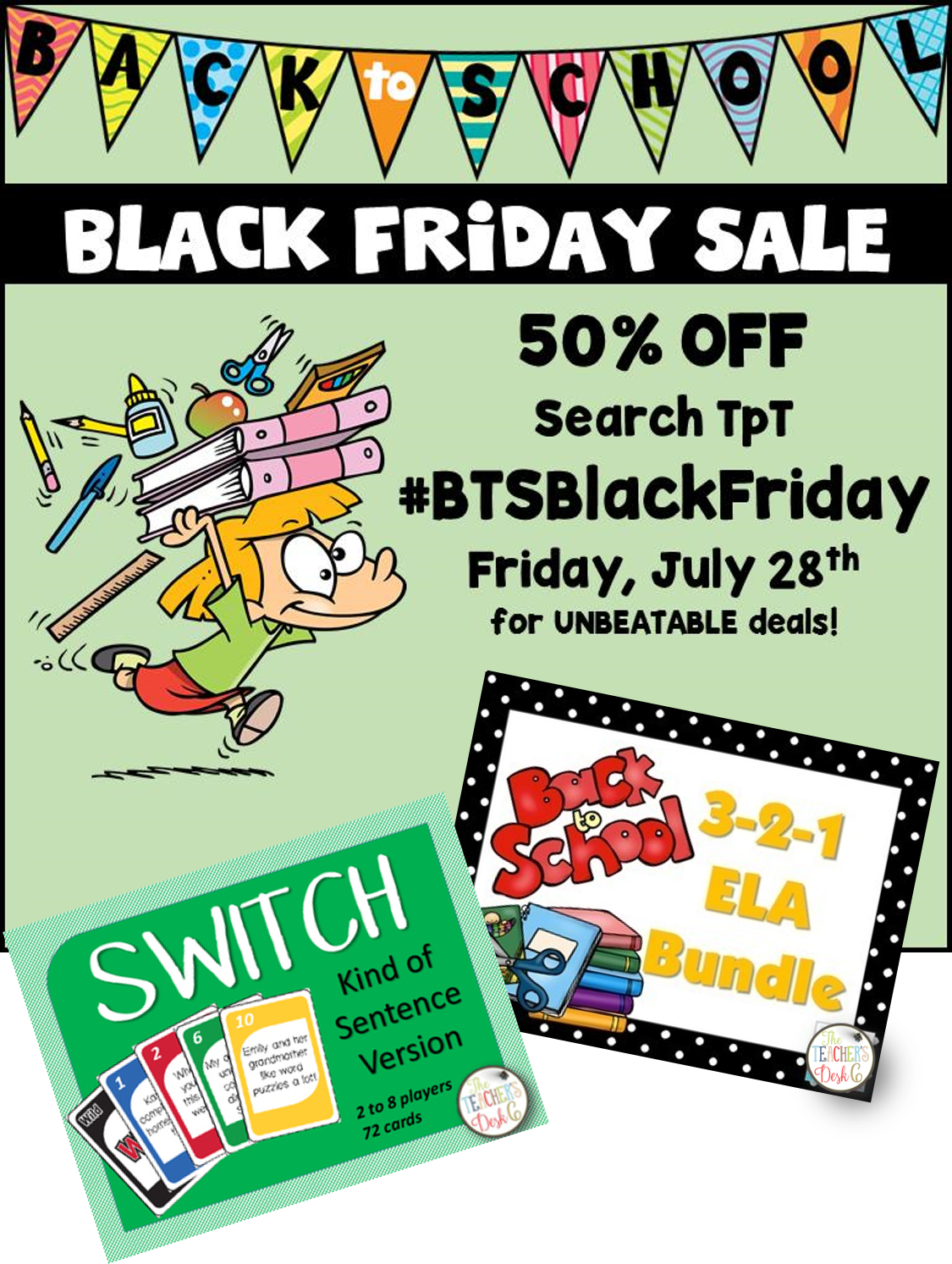 The Teacher's Desk 6...: BTS Black Friday Sale