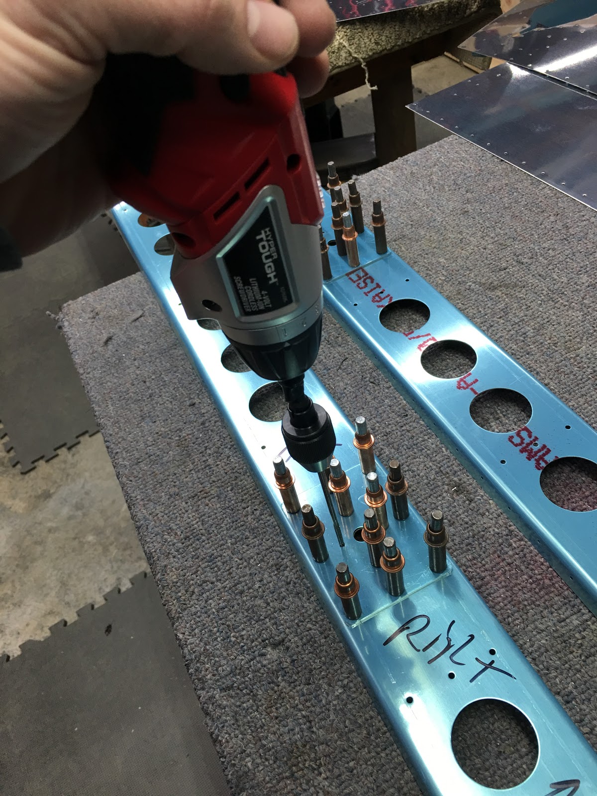 Brantel’s RV-10 Build Blog: Elevator Skeleton Work