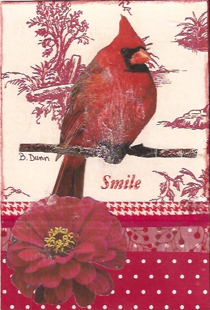 Mail me some art: red postcards - part 3