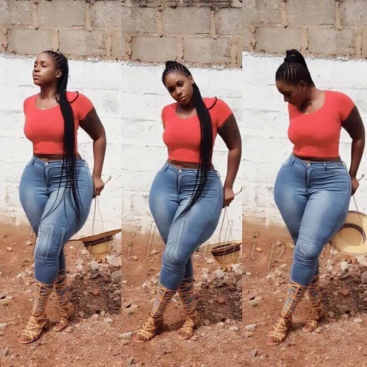Matilda Hipsy - Meet The woman with the "biggest natural hips" in Ghana - ZongoPlus
