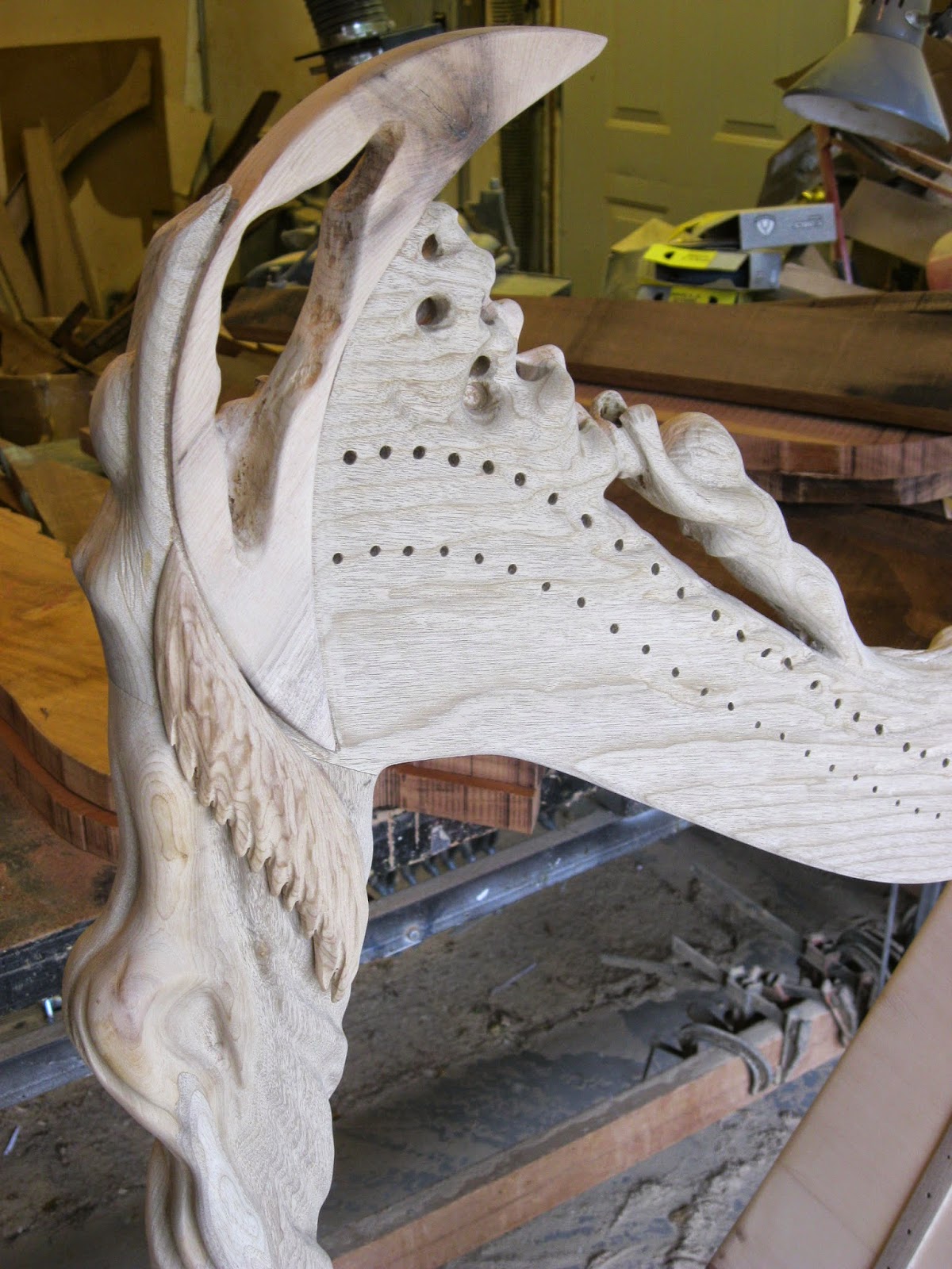 The Custom Harp builder, Glenn J. Hill of Mountain Glen Harps