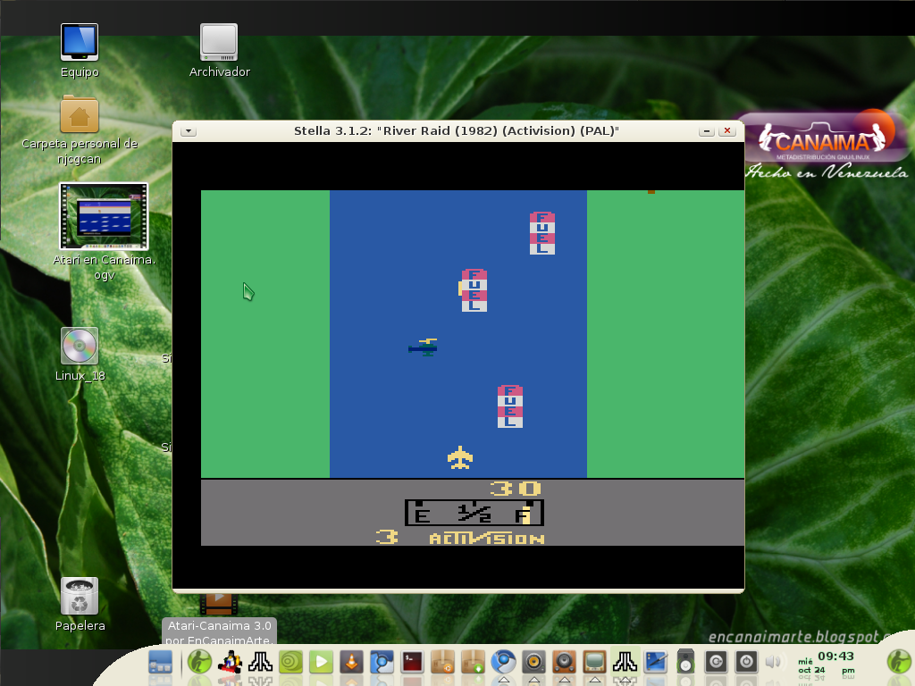 EnCanaimArte: Revive tu Infancia: Juega Atari 2600 en Canaima 3.0 GNU/Linux