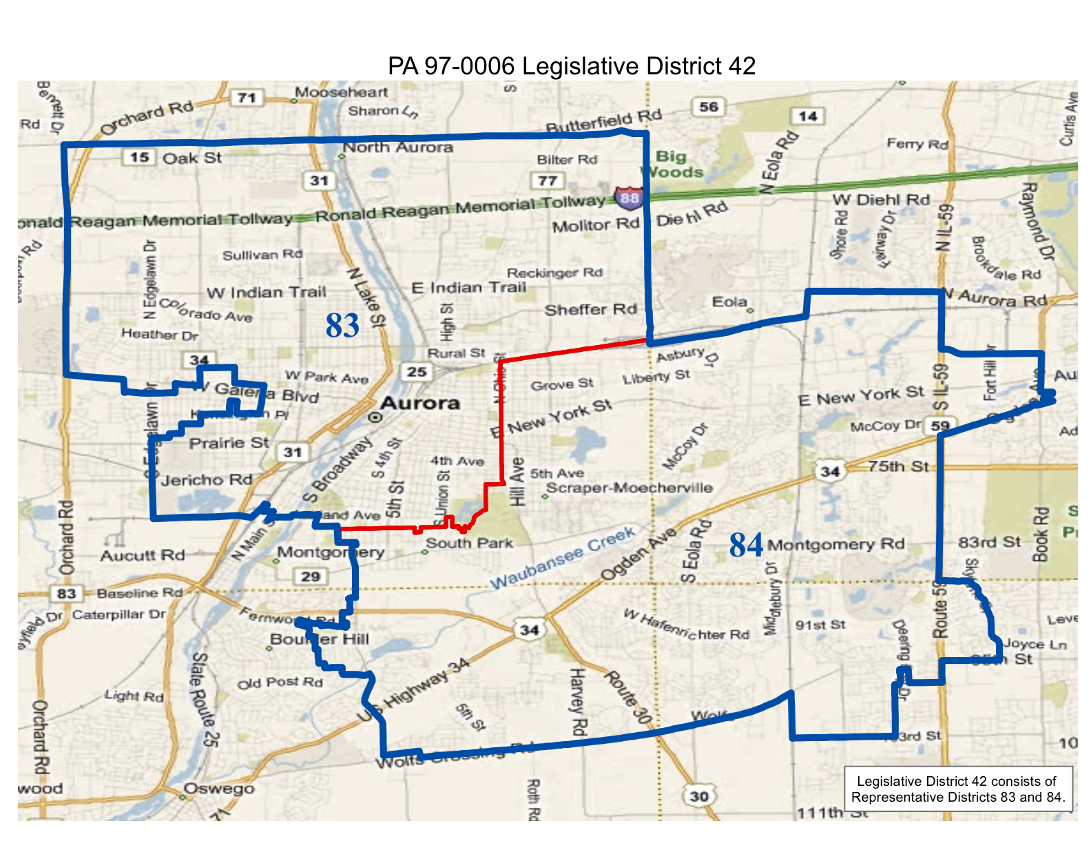 Will County Politics: Realigned Illinois State Legislative and State ...