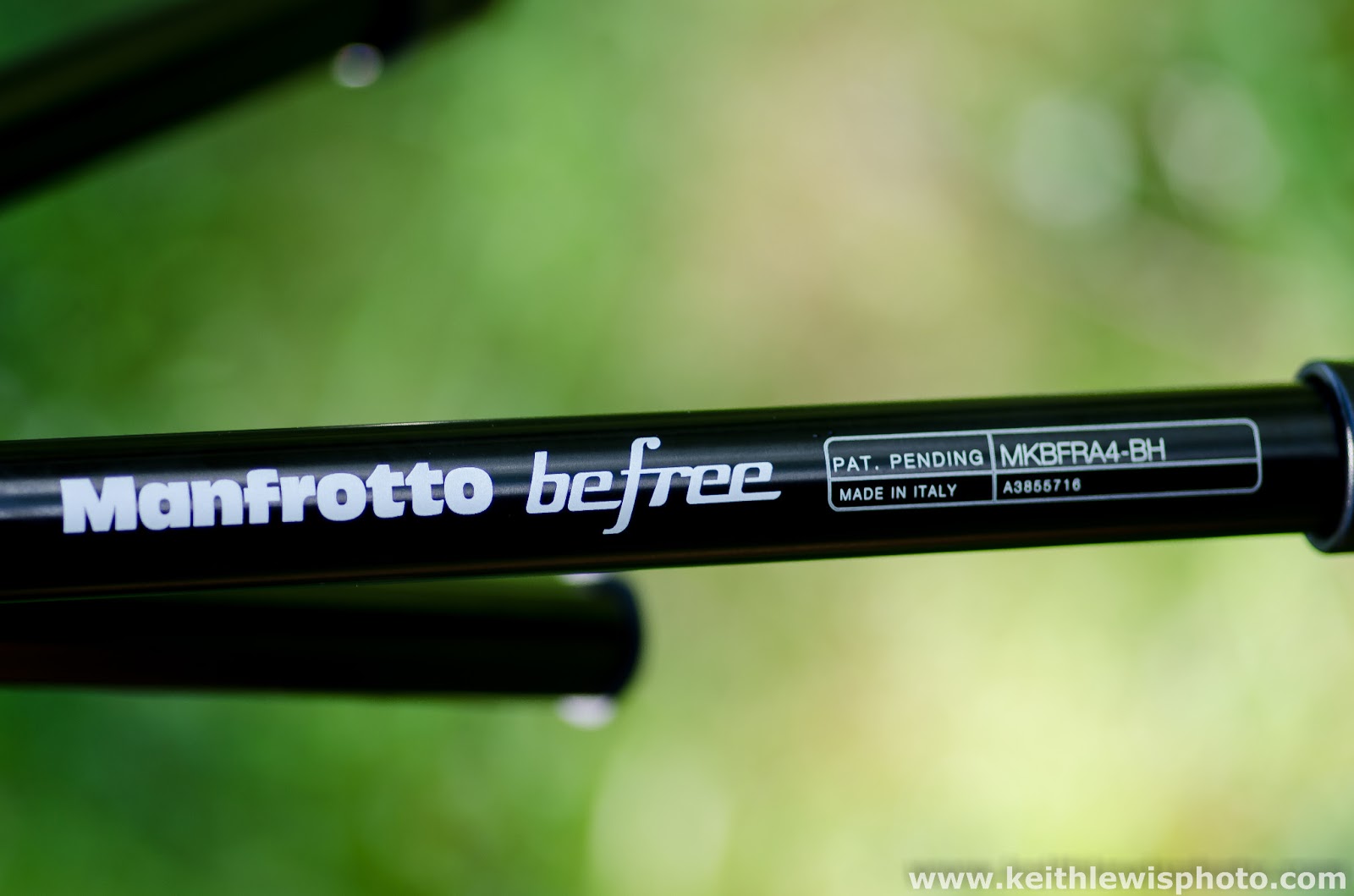 Keith Lewis Photography: Manfrotto Befree Tripod Review