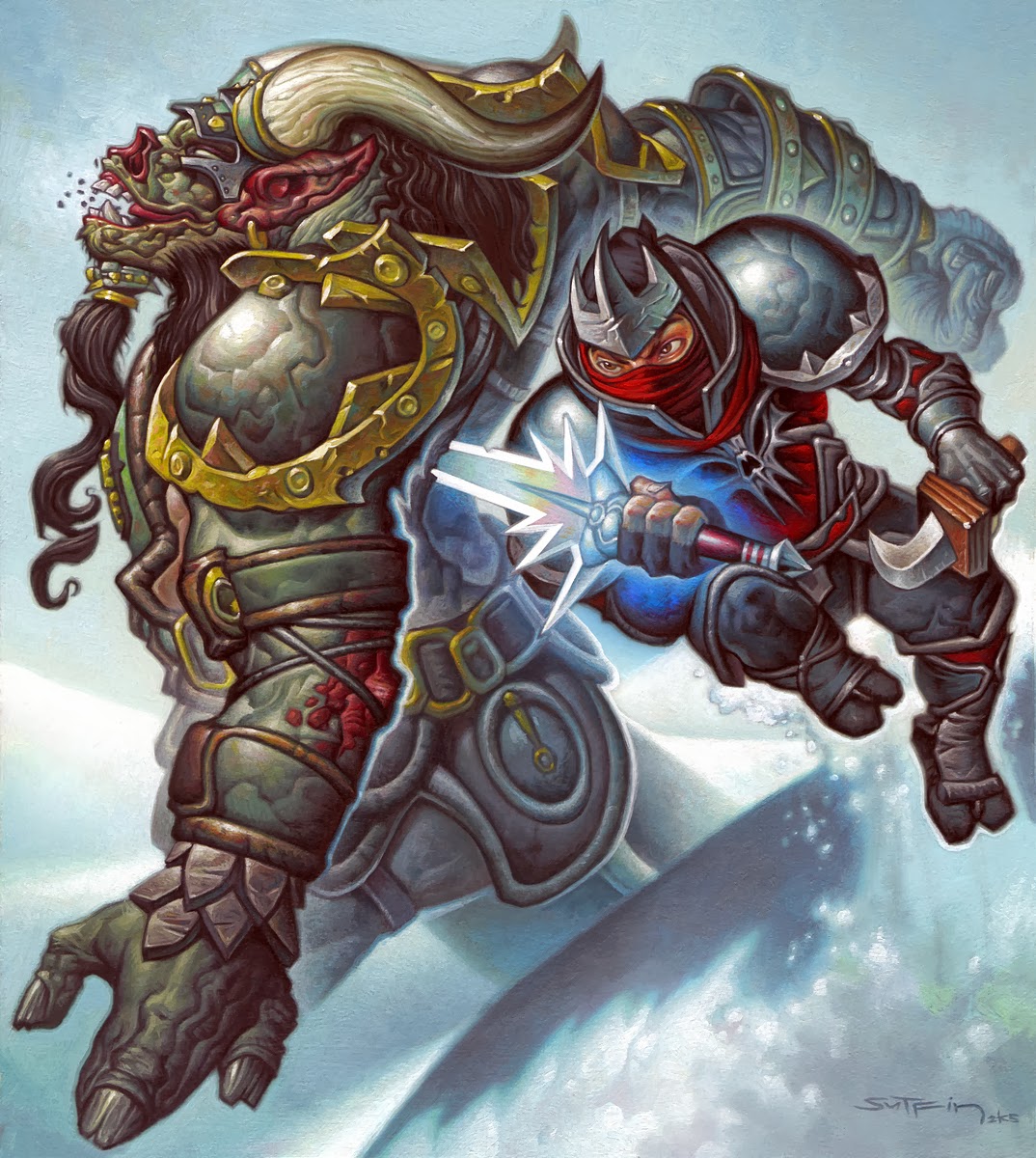 Easter egg(?) in Ogre Ninja's artwork : r/hearthstone