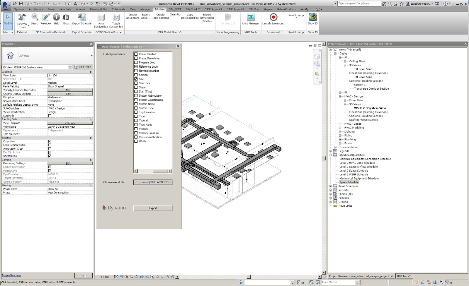 Revit Add-Ons: Exporting Schedules to Excel with Dynamo