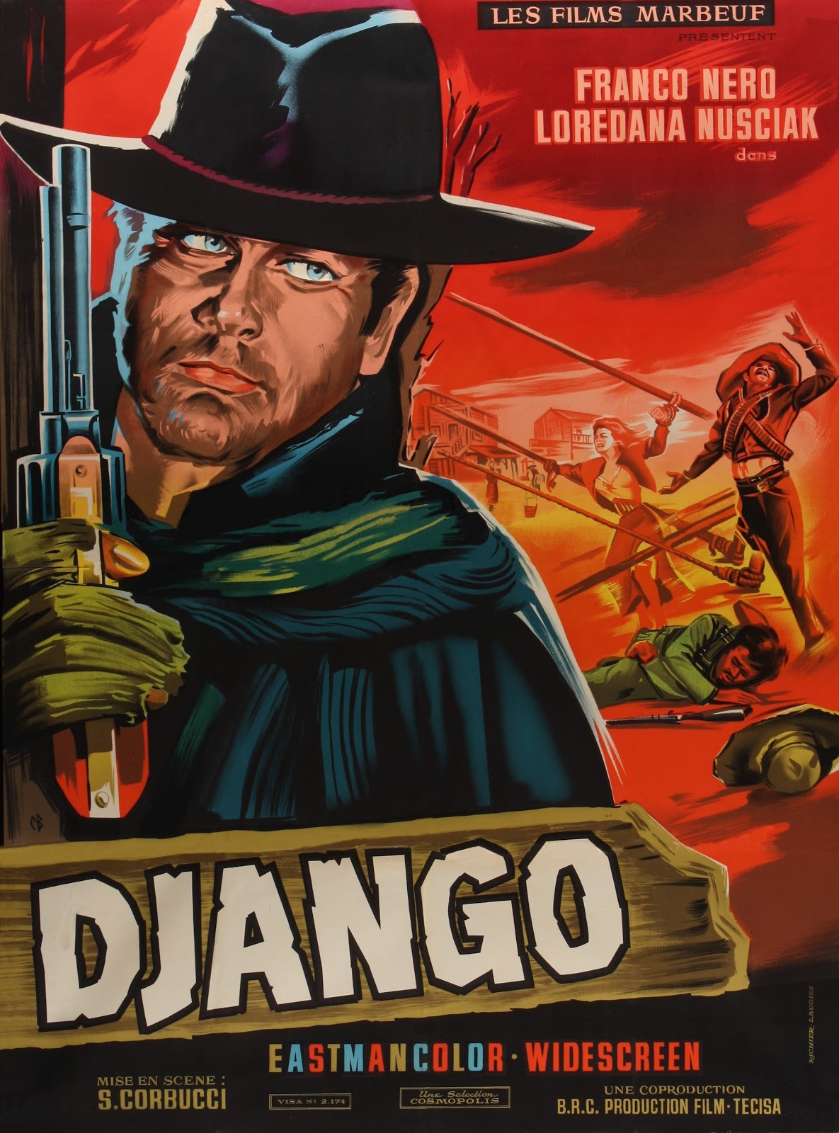 MI ENCICLOPEDIA DE CINE: Django en el cine carteles 1ª Parte