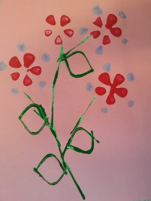 a faithful attempt: Printmaking Flowers