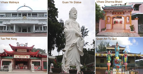 Wisata di kota Batam: Wisata Religi