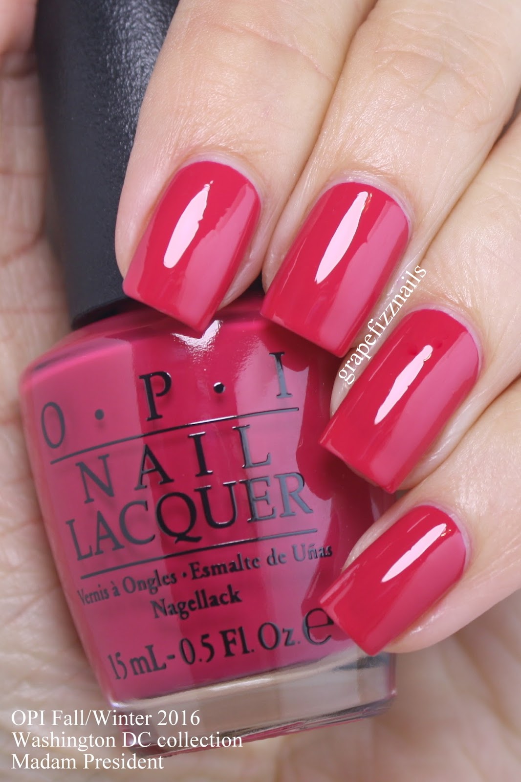 Grape Fizz Nails: OPI Washington DC Collection for Fall/Winter 2016