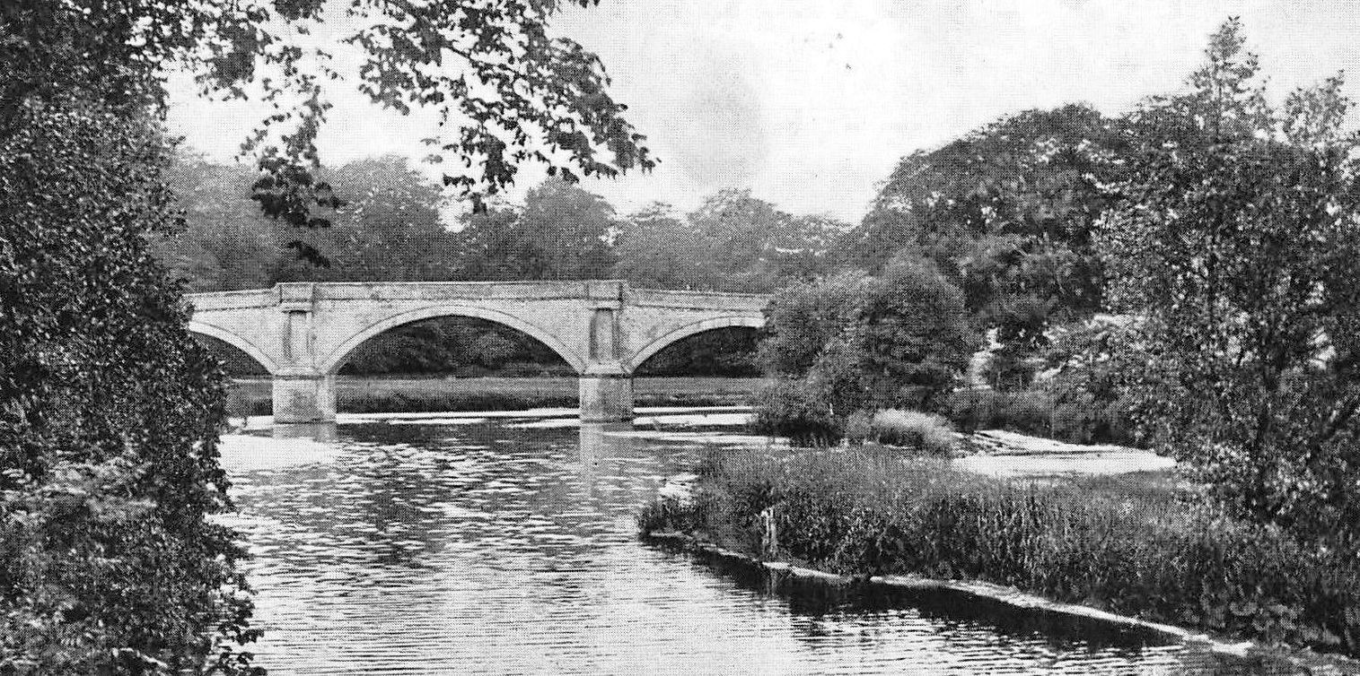 Tour Scotland: Old Photograph Teviot Bridge Kelso Scotland