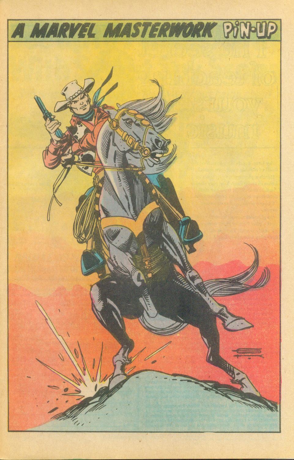 BOOKSTEVE'S LIBRARY: Marvel Cowboy Pin-Ups of the 1970s
