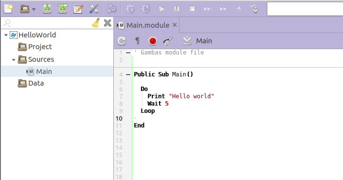 Captain Bodgit: Gambas: command-line programming