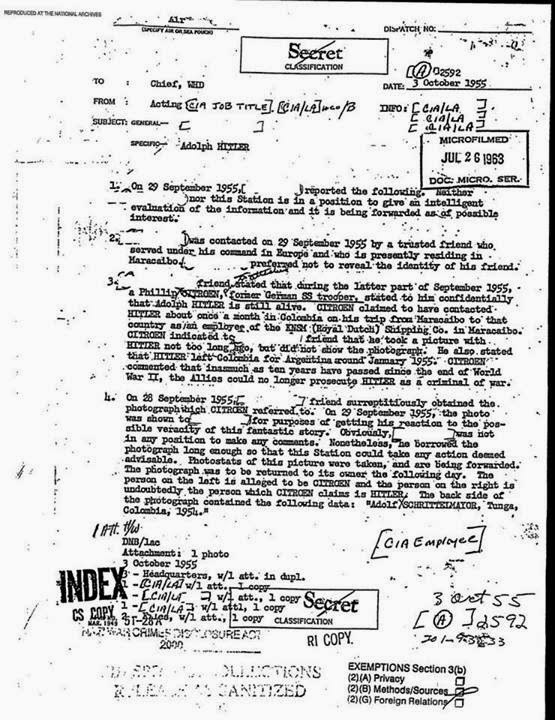 Declassified CIA documents reveal Hitler survived the Allied Invasion ...