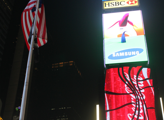 American Flag - Times Square