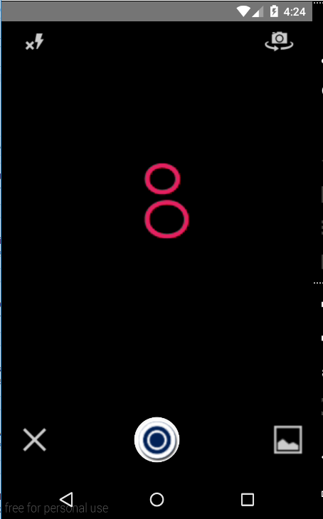 Using android Camera surfaceView android studio