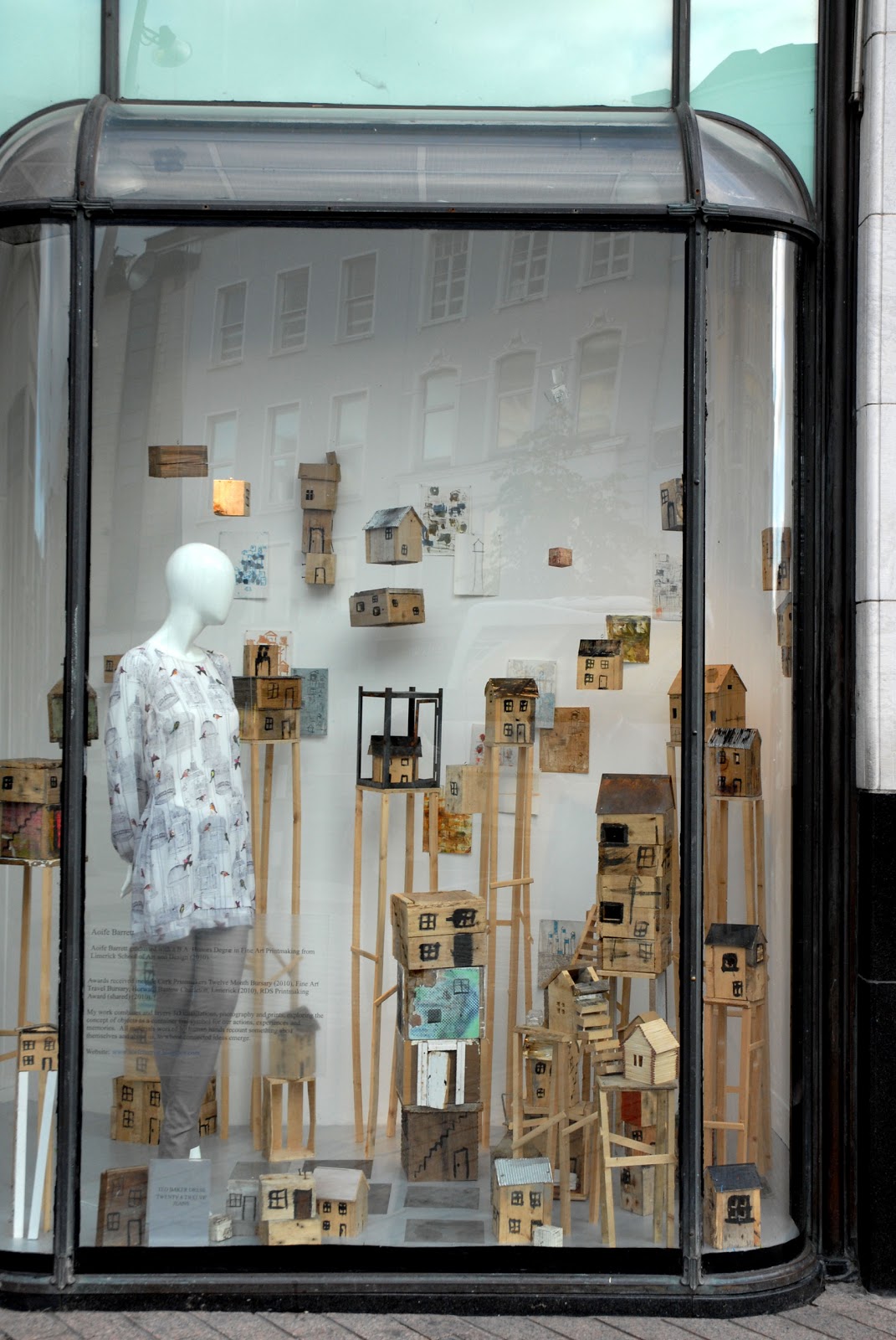 Aoife Barrett: Art of Fashion- Brown Thomas Window Exhibition, Cork