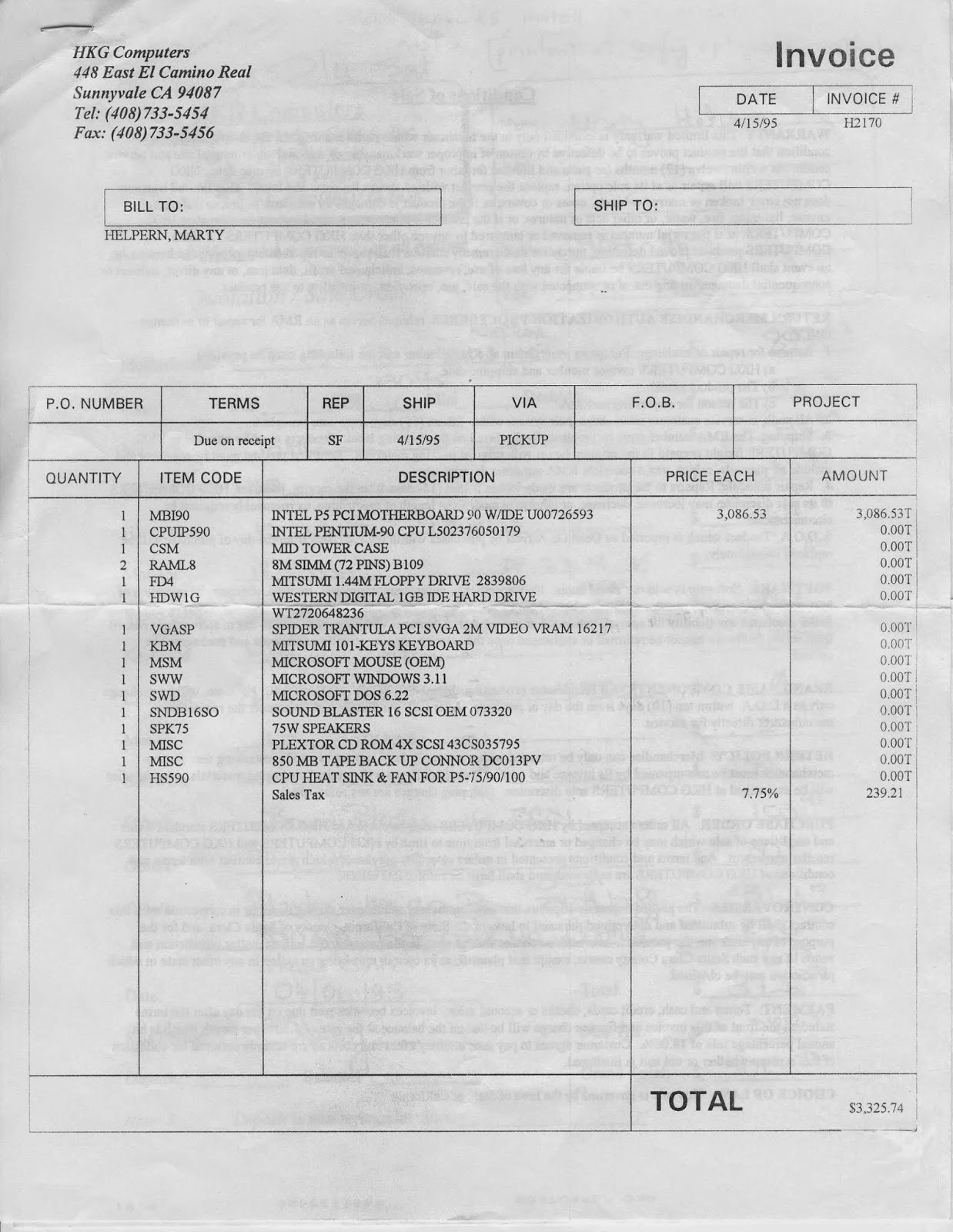 More Red Ink: Journey Through the Past: MS Dos 6.22, Windows 3.11, 1GB HDD