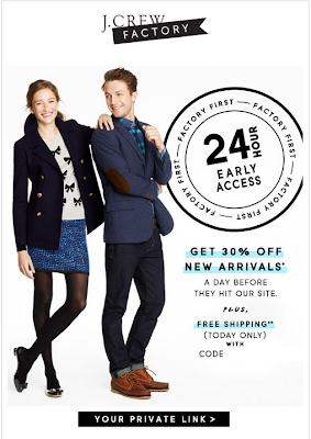 J.Crew Aficionada: J.Crew Factory: Zero-dollar shipping on new arrivals ...