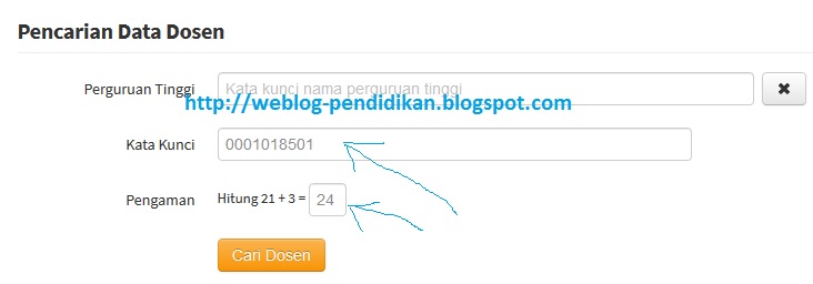 Dunia Pendidikan Indonesia: Cara Mengetahui/Menebak/Mencari Nomor NIDN ...