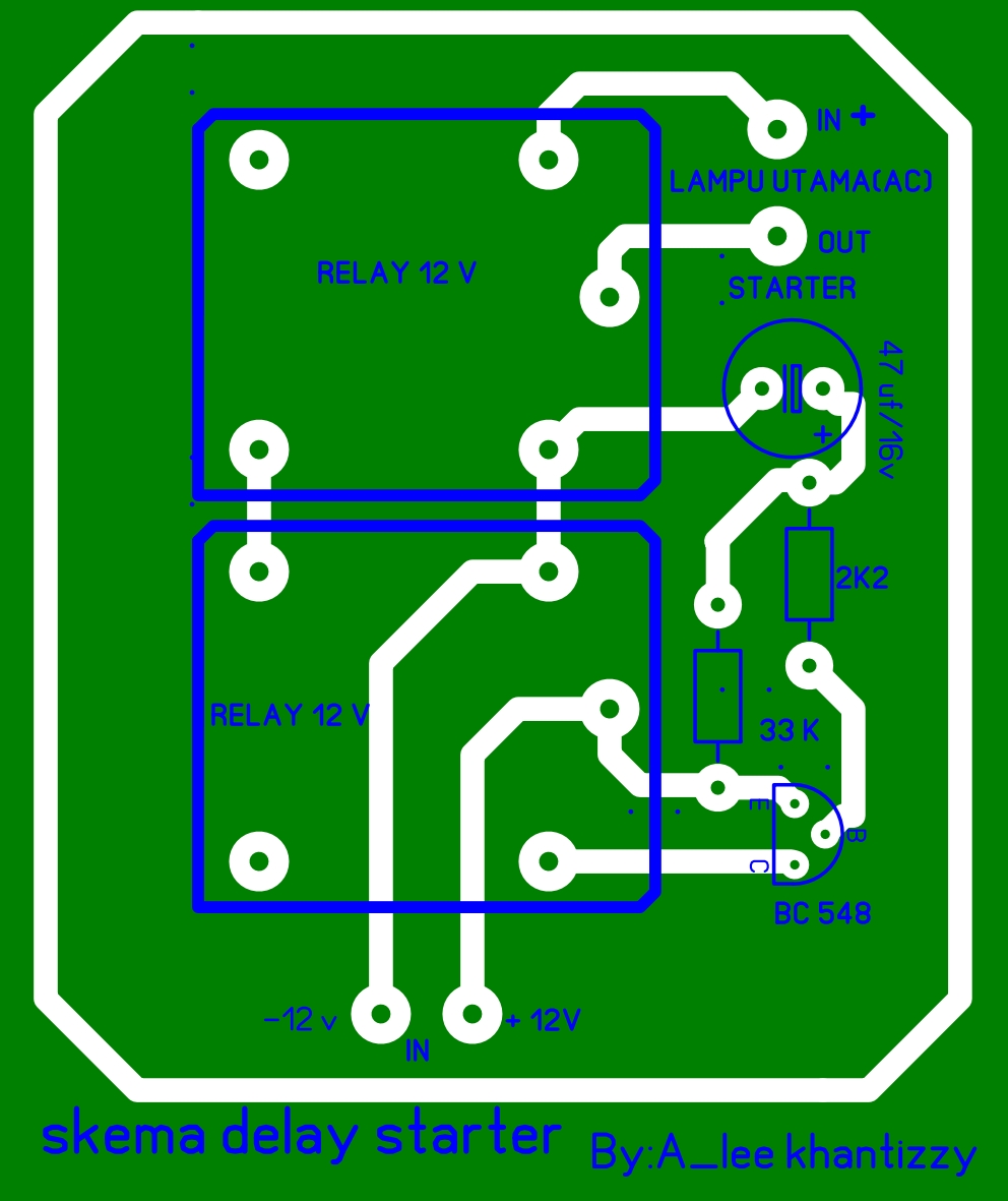 Anak cigintung elektronika: Cara membuat delay starter
