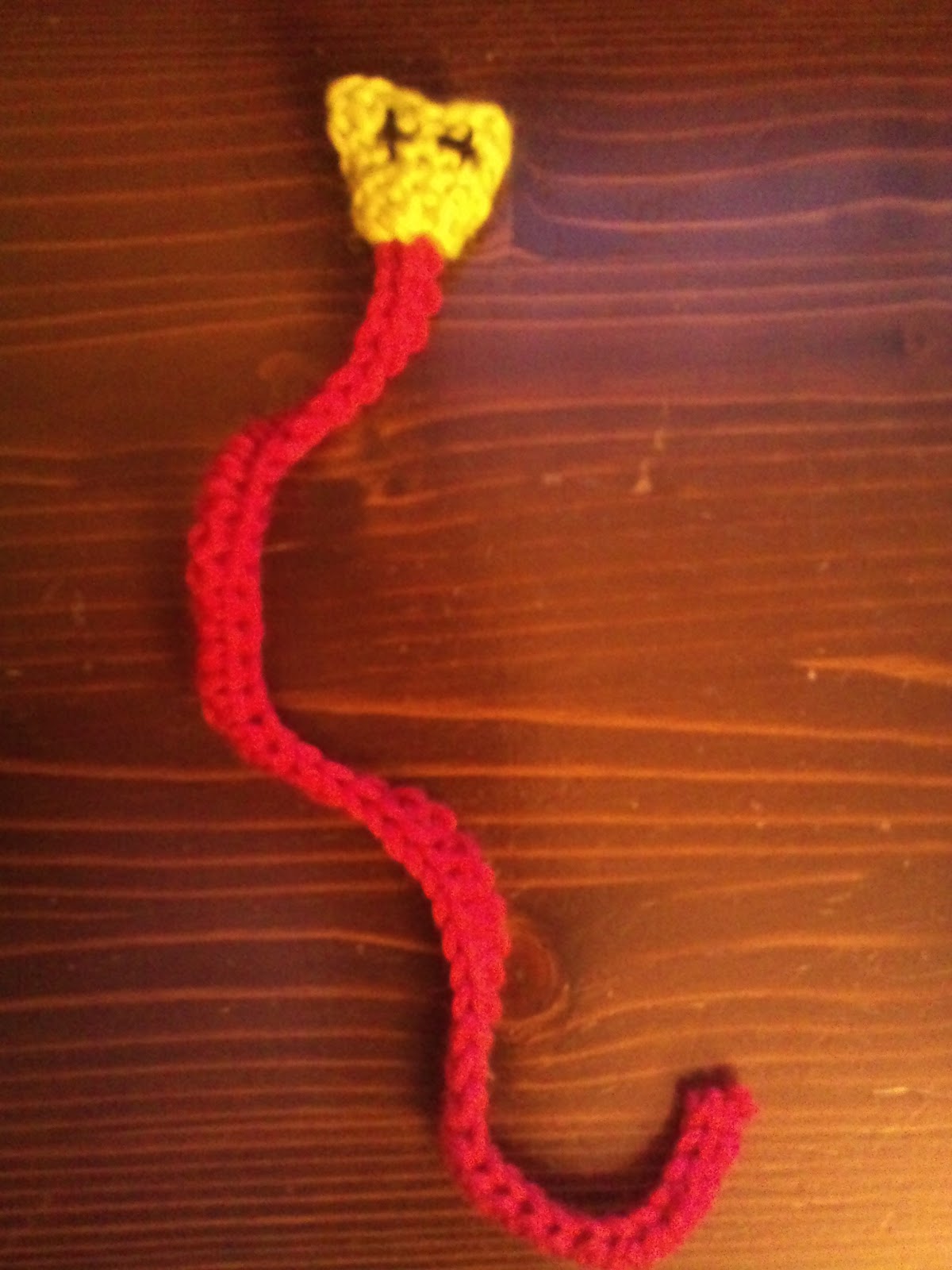 Snake Bookmark ~ Crochet Addict CFS