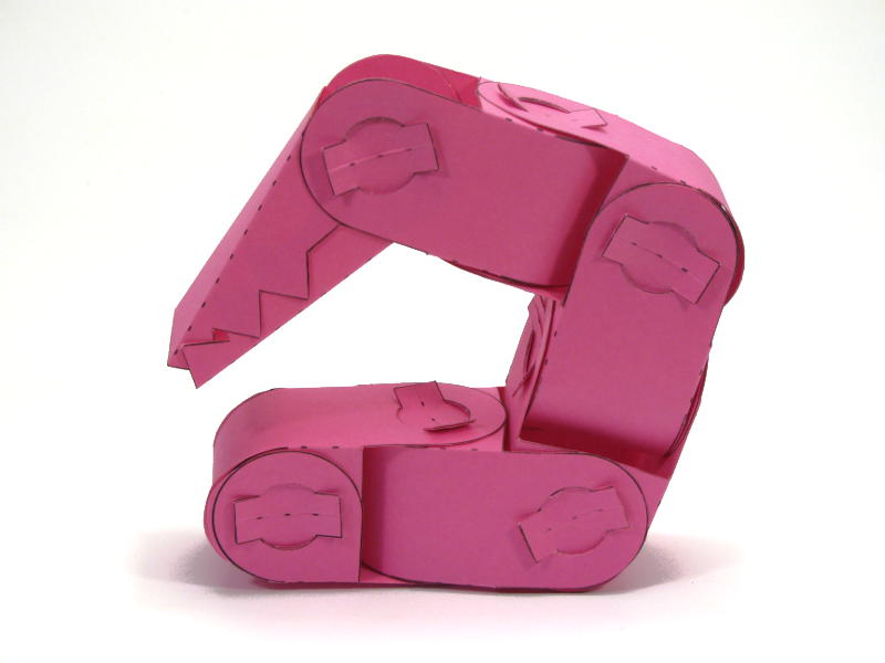 Paper Poseables: Poplocks Snakebot