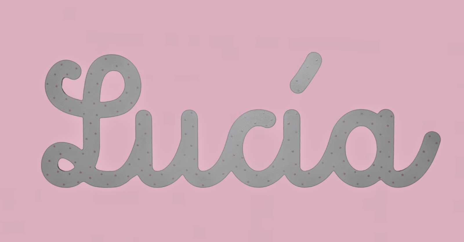 16 Abril 2014 : Letras para decoración infantil , en caligrafía, con ...